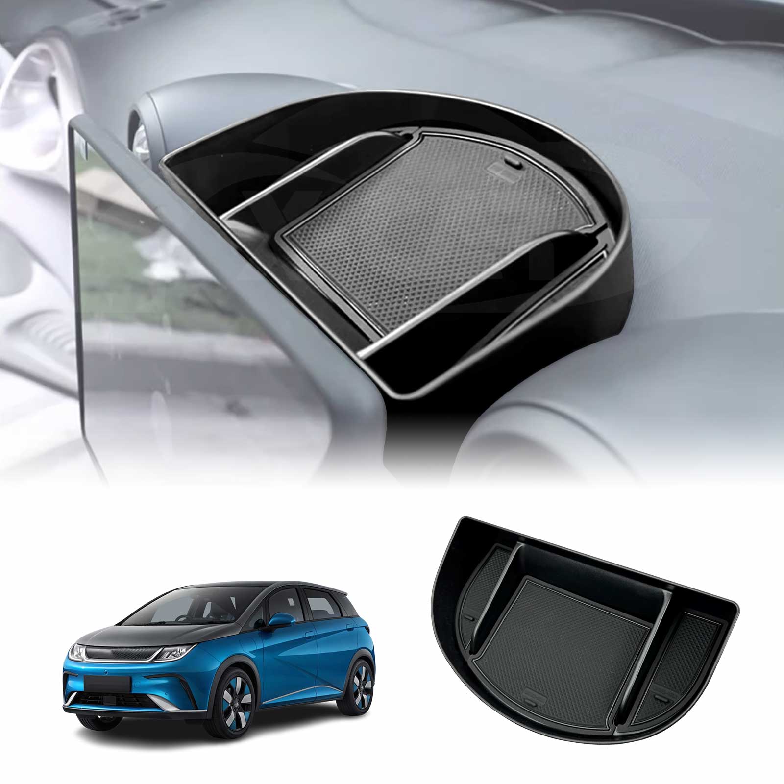 Dash Center Console Organizer for BYD Dolphin 2023-2025 Dashboard Stor ...