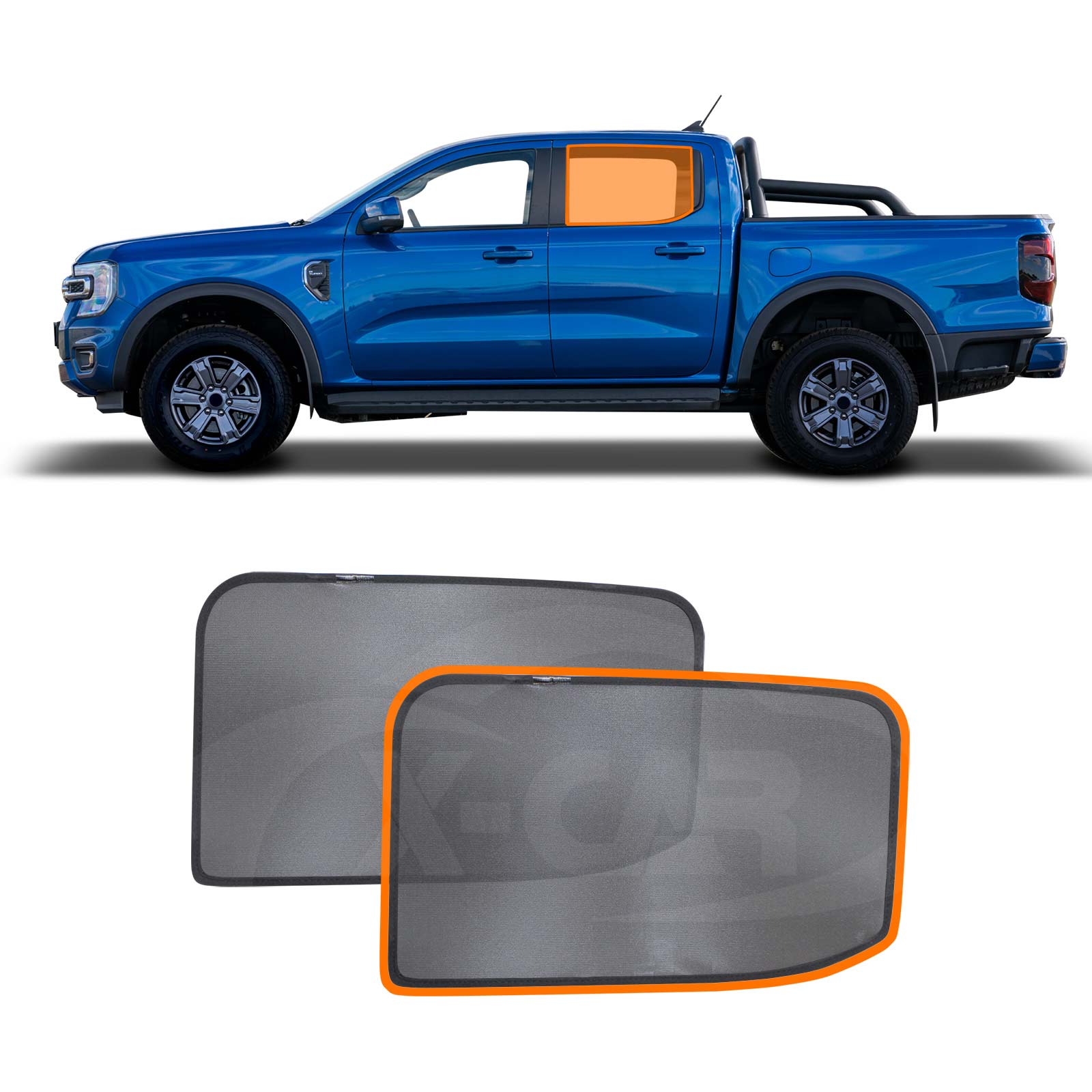 Rear Window Sun Shade for Ford Next-Gen Ranger 2022-Onwards Car Sun Bl ...