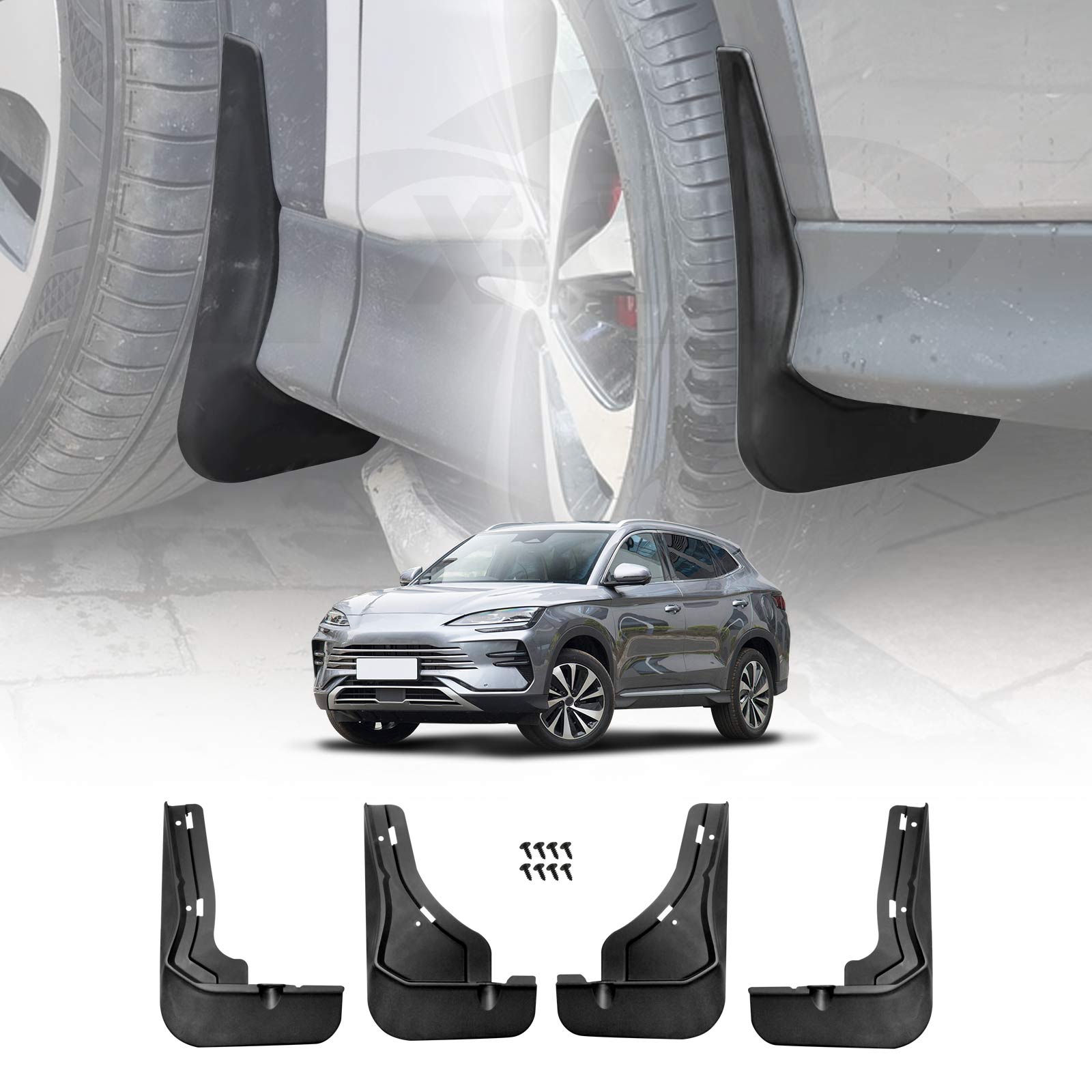 Mud Flaps Splash Guards for BYD SEALION 6 SEALION6 2024-2025 Mudguard ...