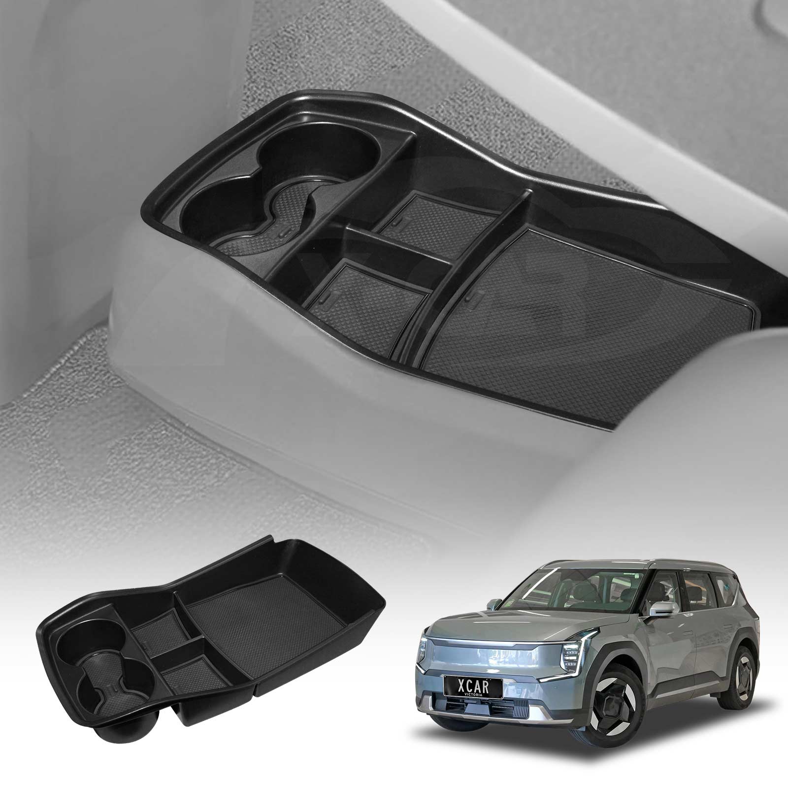Centre Console Organizer Tray for Kia EV9 2023-Onwards Storage Box Car ...