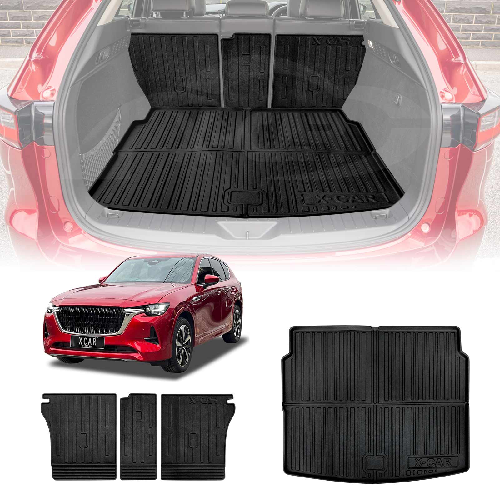 Boot Liner Set for Mazda CX-60 CX60 2023-Onwards All Weather Heavy Dut ...