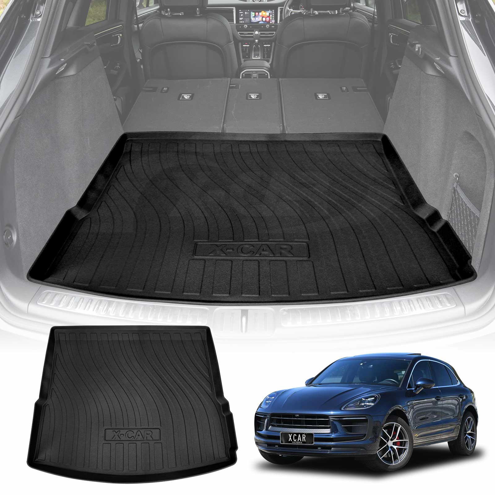 Boot Liner for Porsche Macan 2014-2025 All Weather Heavy Duty Cargo Tr ...