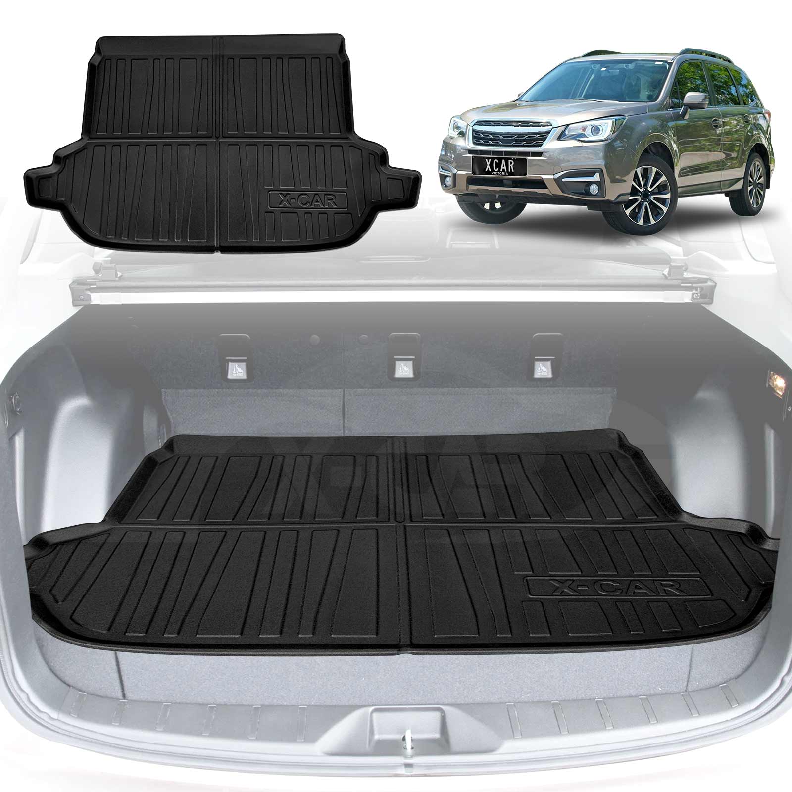 Boot Liner for Subaru Forester 2012-2018 All Weather Heavy Duty Cargo ...