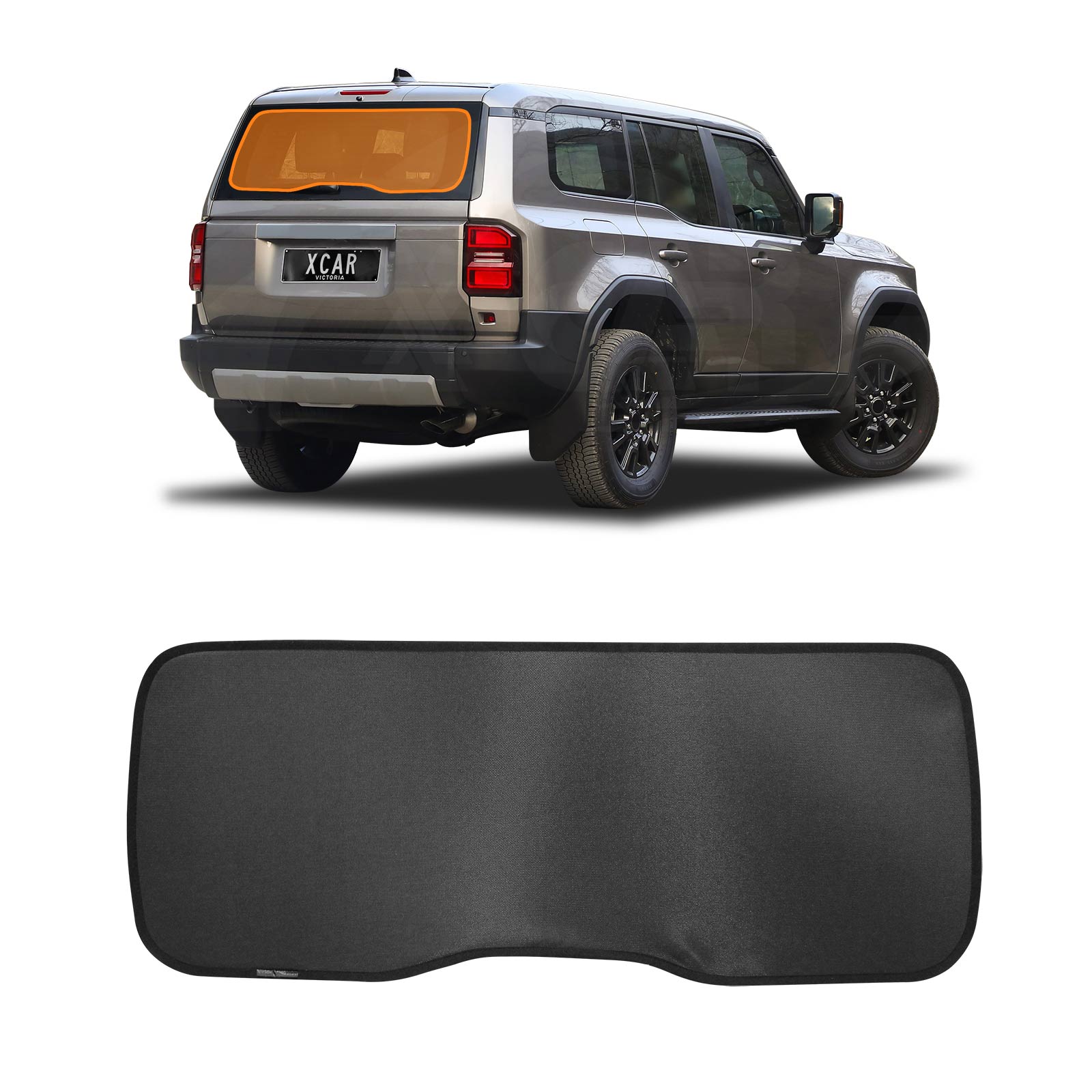 Rear Windscreen Sun Shade for Toyota Prado 250 Series 2024-Onwards Car ...