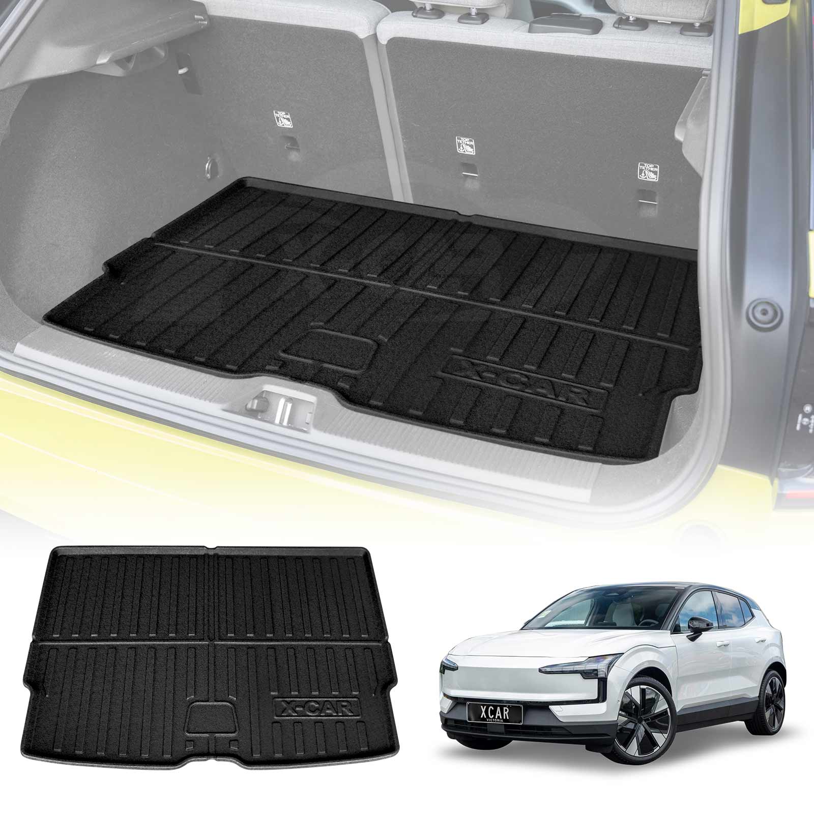 Boot Liner for Volvo EX30 2024-2025 All Weather Heavy Duty Cargo Trunk ...