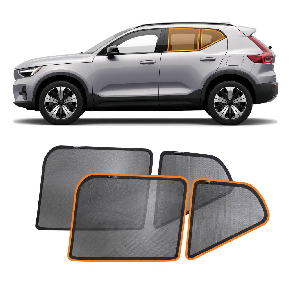 Rear Window Sun Shade for Volvo XC40 2018-Onwards Car Sun Blind Mesh ...